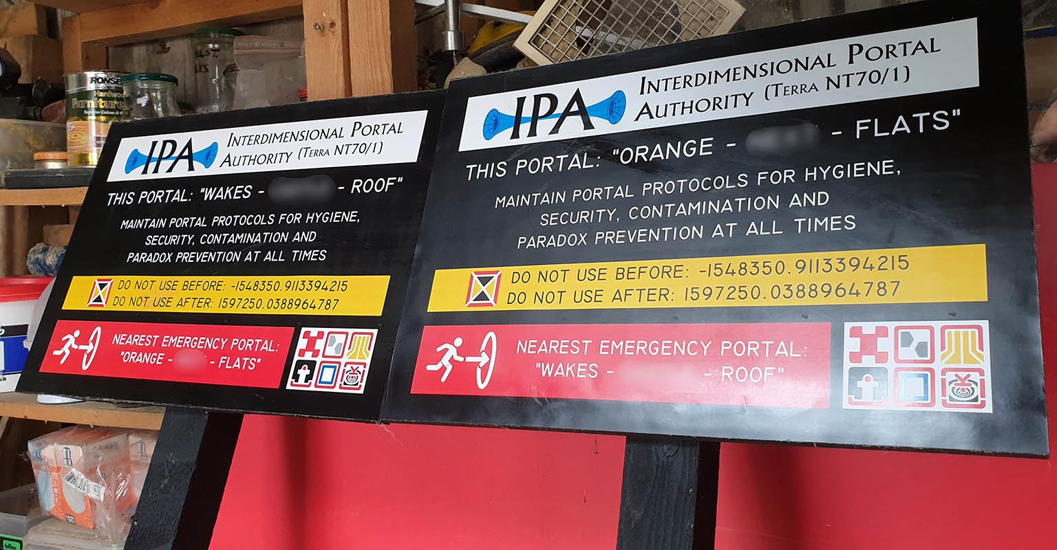 Portal Signs – Steven Lovell